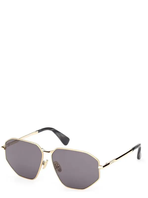 Max Mara Geometric Frame Sunglasses