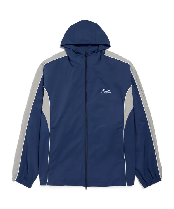 Balenciaga Technical Track Hooded Jacket - Multi-color