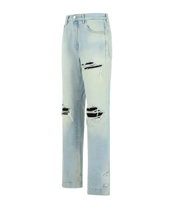 Amiri Distressed-effect Flared Jeans