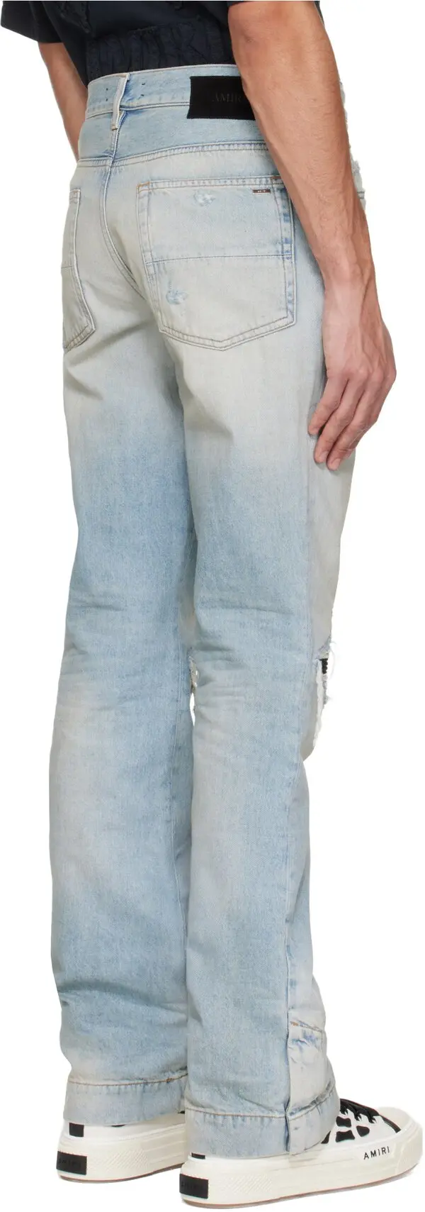 Amiri Distressed-effect Flared Jeans