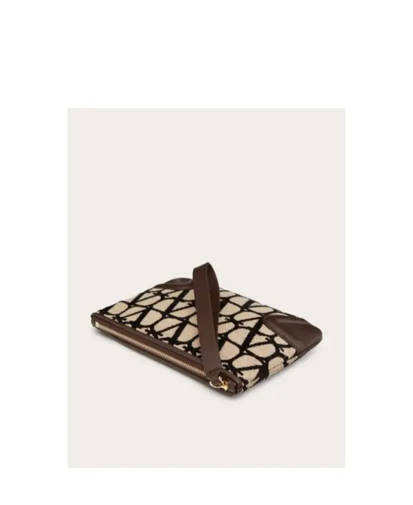 Valentino Garavani Toile Iconographe Clutch Bag