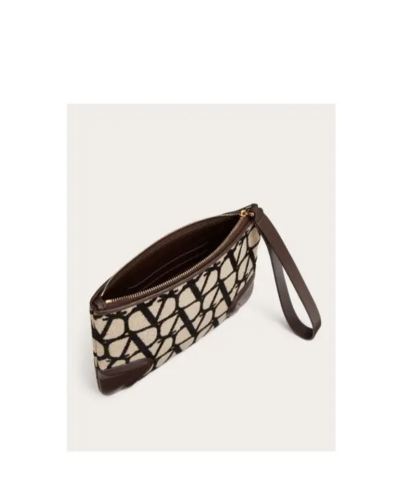 Valentino Garavani Toile Iconographe Clutch Bag