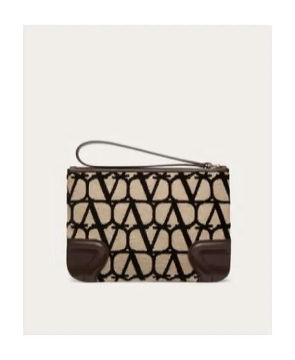 Valentino Garavani Toile Iconographe Clutch Bag