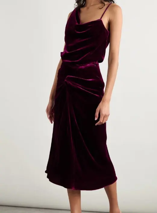 Dries Van Noten Knot-detail Draped Midi Skirt - Black