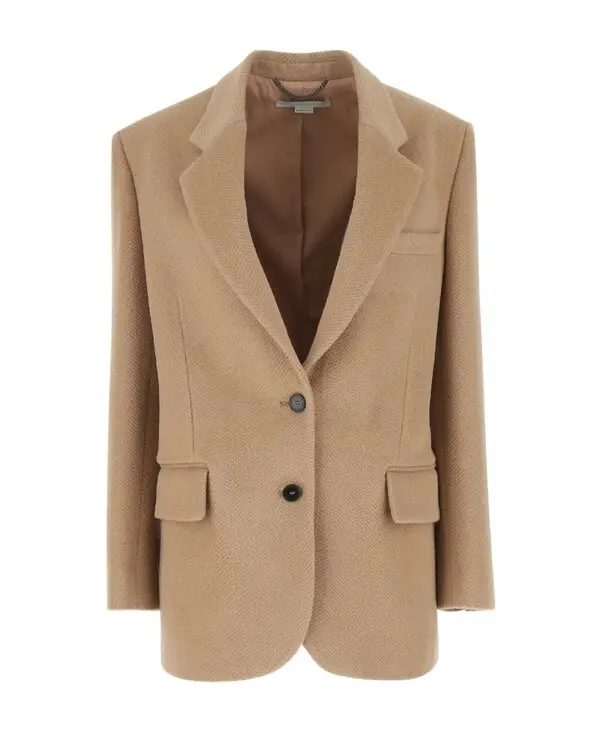 Stella McCartney Single-breasted Tailored Blazer - Nude
