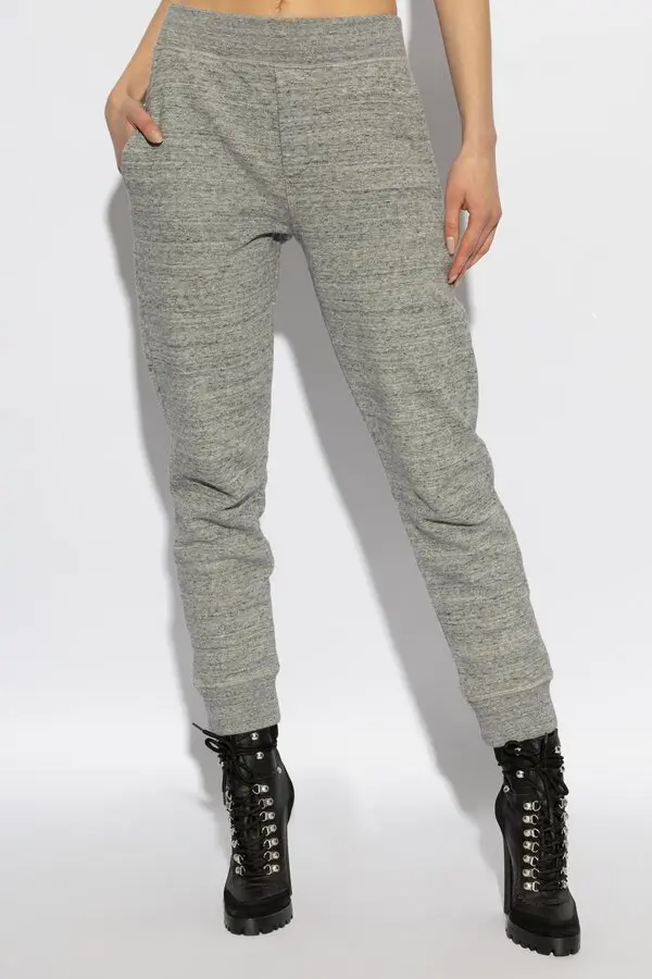 Dsquared2 Embroidered Logo Sweatpants - Grey