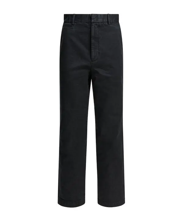 Auralee Straight-leg Casual Pants - Black