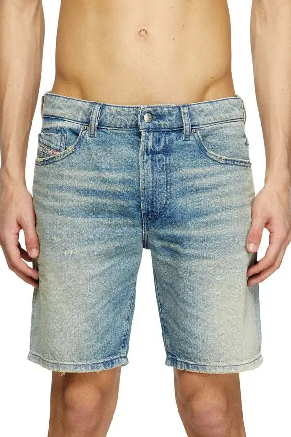 DIESEL® D-fin Denim Shorts - Light Blue