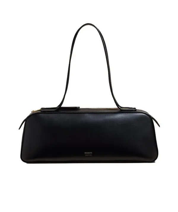 Khaite Simona Zipped Shoulder Bag - Black