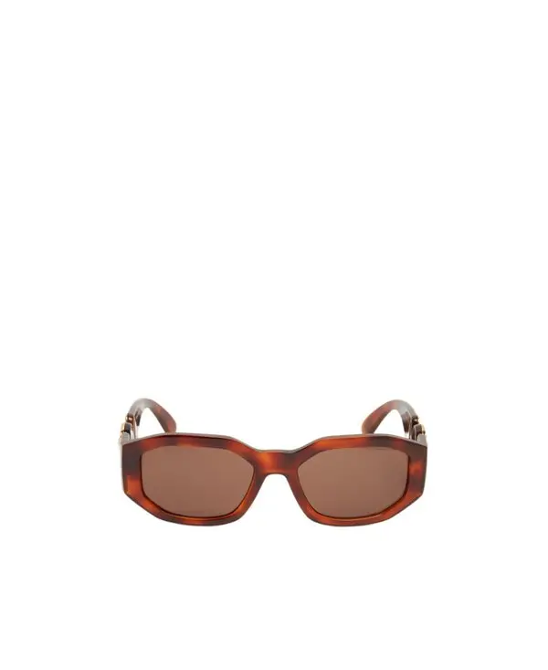 Versace Biggie Rectangular Sunglasses - Brown