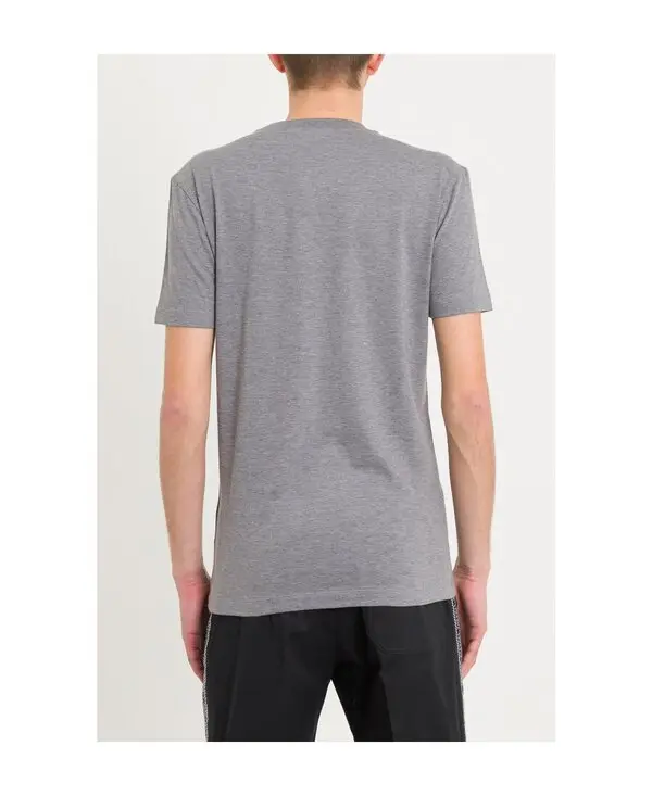 Versace Logo Logo T-shirt With Round Neck