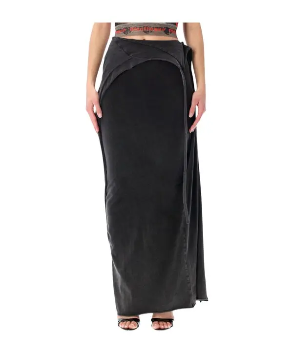 Ottolinger Draped Slit Maxi Skirt