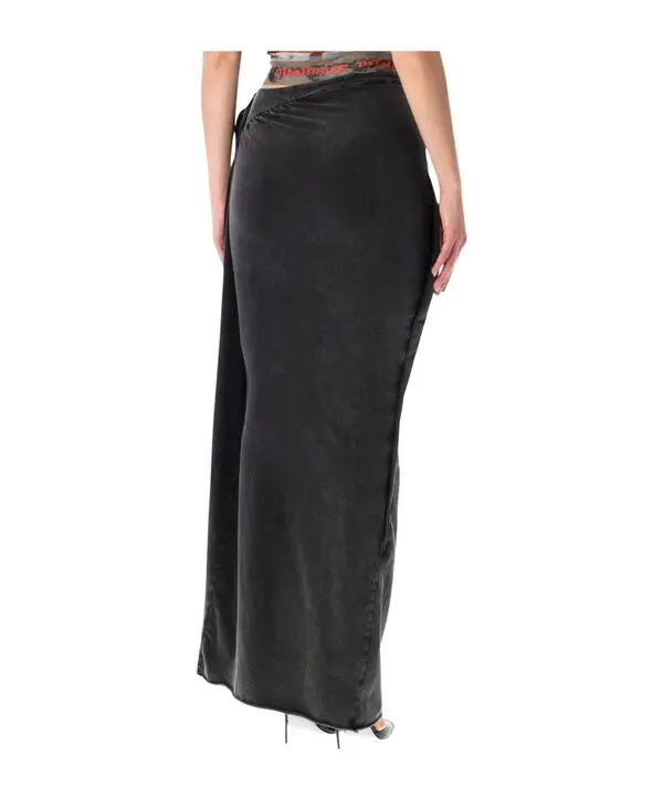 Ottolinger Draped Slit Maxi Skirt