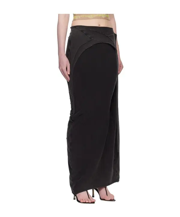 Ottolinger Draped Slit Maxi Skirt