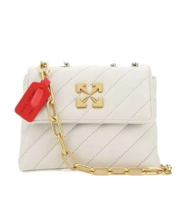 Off-White Jackhammer 19 Shoulder Bag - White