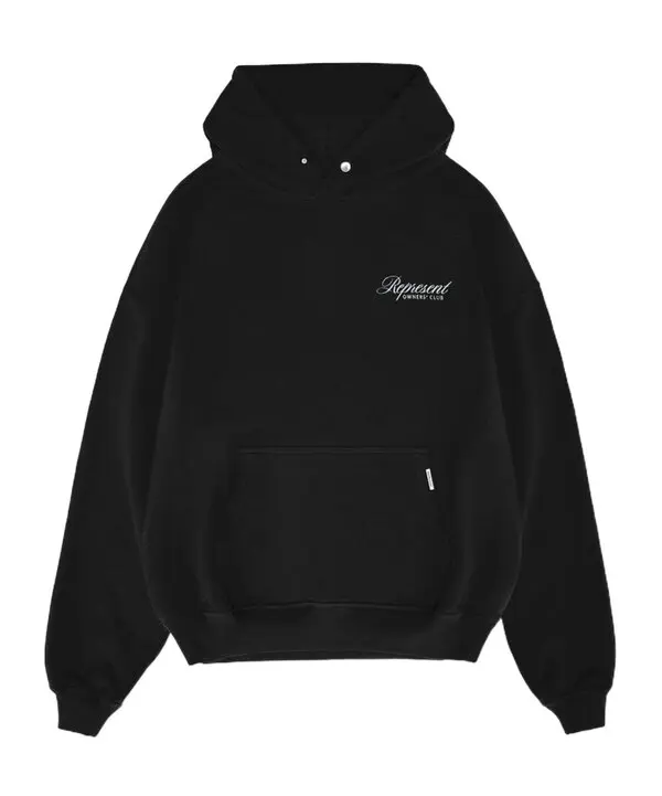 REPRESENT Owners Club Back Print Hoodie - Black