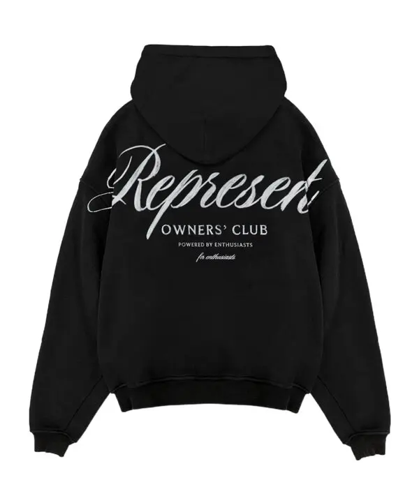 REPRESENT Owners Club Back Print Hoodie - Black