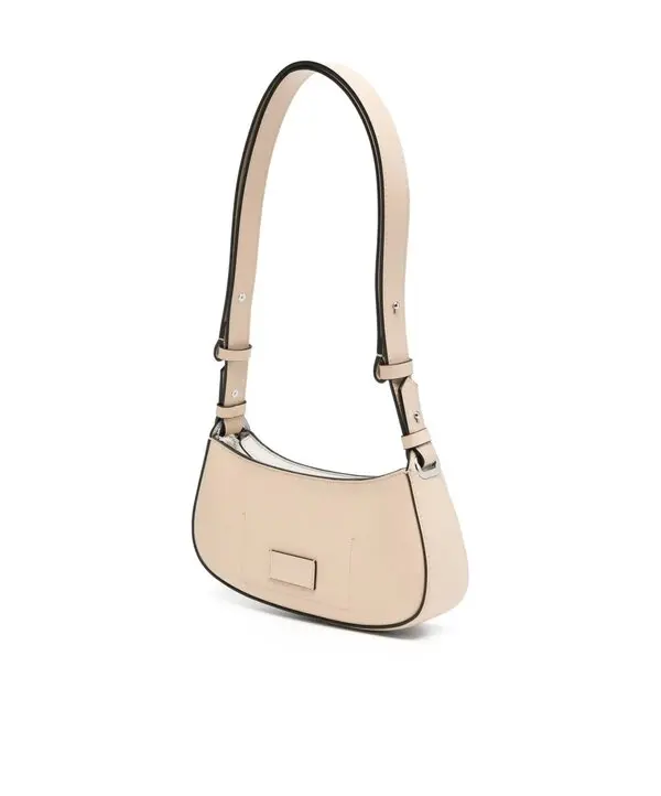 Karl Lagerfeld Circle Shoulder Bag - Nude