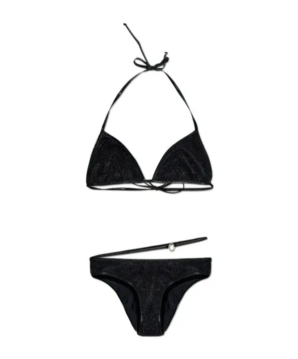 Oseree Lurex Bikini - Black