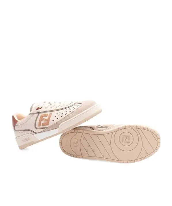 Fendi Match Lace-up Sneakers - Pink