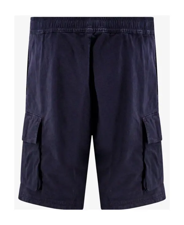 Stone Island Stretch-cotton Logo Shorts