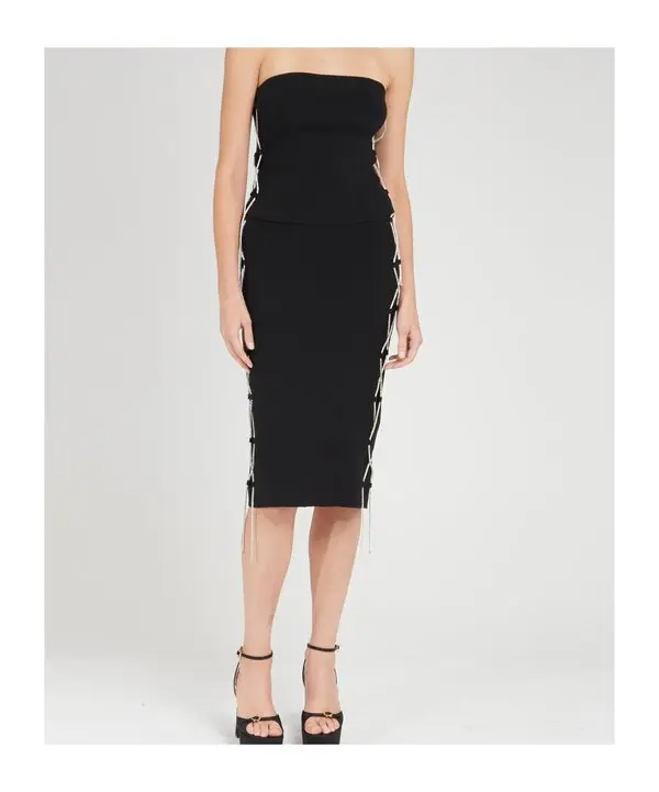 Giuseppe Di Morabito Strapless Embellished Top