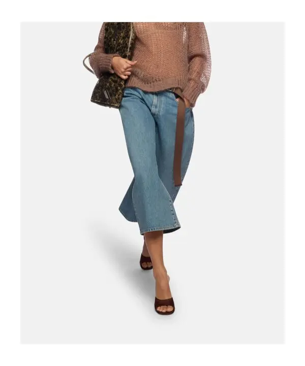 Attico Wide-leg Jeans - Blue