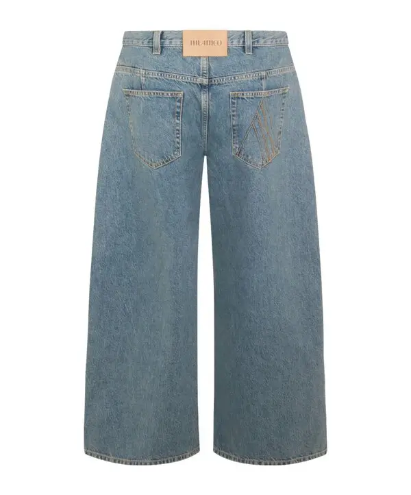 Attico Wide-leg Jeans - Blue