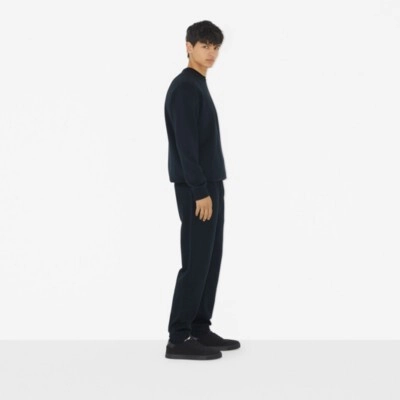 Burberry Ekd-embroidered Straight-leg Track Pants