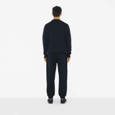Burberry Ekd-embroidered Straight-leg Track Pants