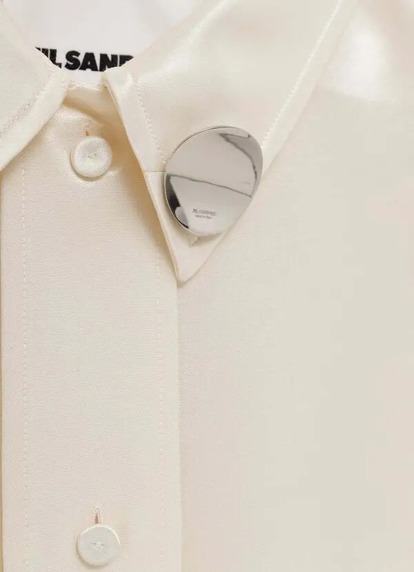 JIL SANDER Long-sleeved Shirt With Lapel Detail