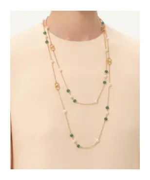 Valentino Garavani Vlogo Necklace