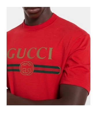 Gucci Logo Printed Jersey T-shirt - Red