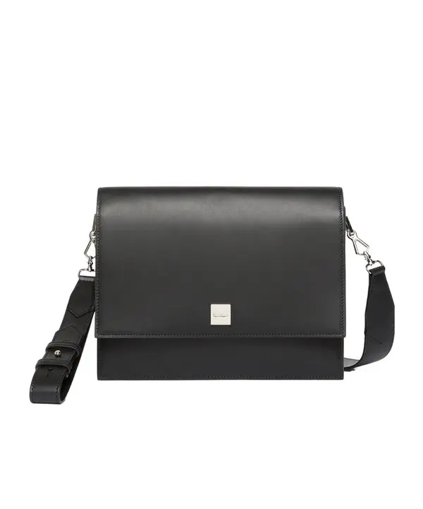 Max Mara Logo-engraved Shoulder Bag - Black