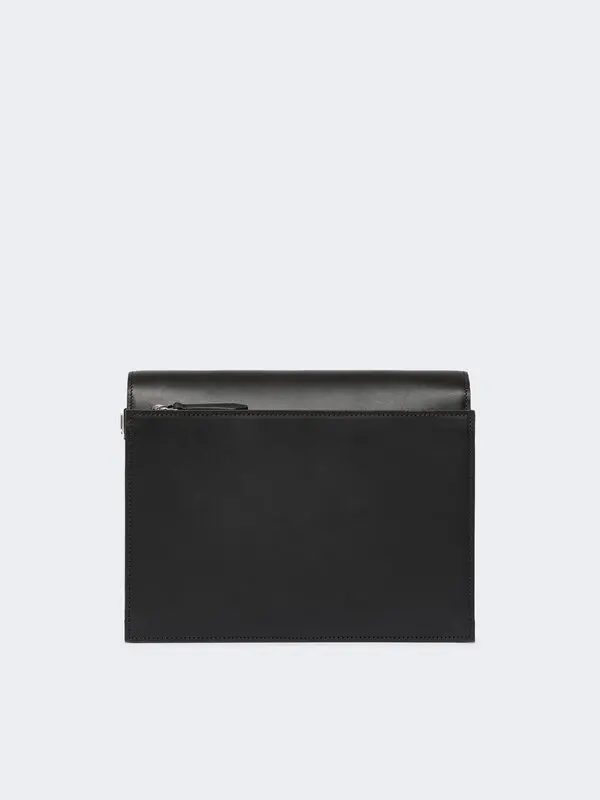 Max Mara Logo-engraved Shoulder Bag - Black