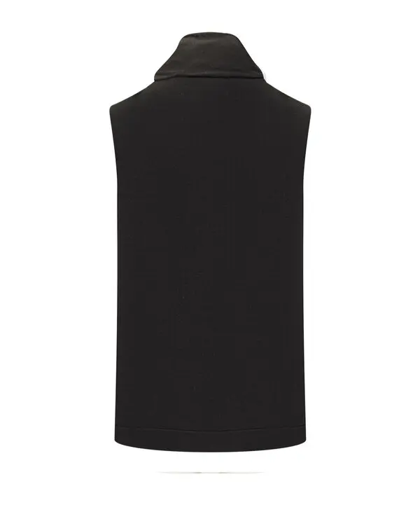 JIL SANDER Sleeveless Knitted Top With Frill Detail