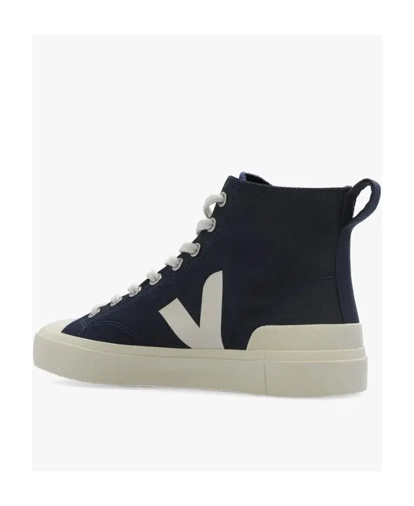 VEJA High Top Sneakers With Logo Detailing - Black
