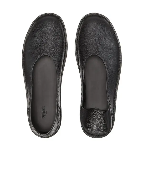 Fendi Selleria Slip-on Flat Slippers