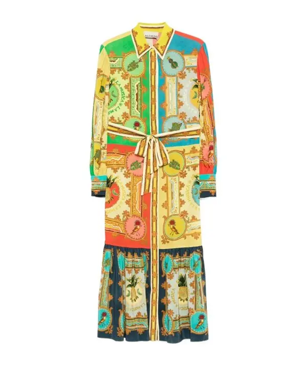 ALEMAIS La Musica Midi Dress - Multi-color