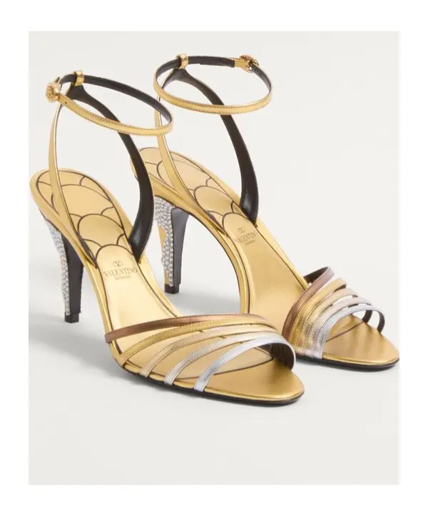 Valentino Garavani Embellished Ankle-strap Sandals