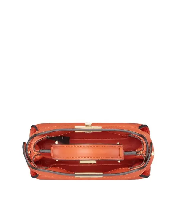 Fendi Nano Peekaboo Mini Tote Bag - Oranges