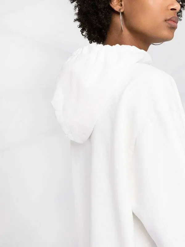MAISON MARGIELA Cropped Logo Hoodie