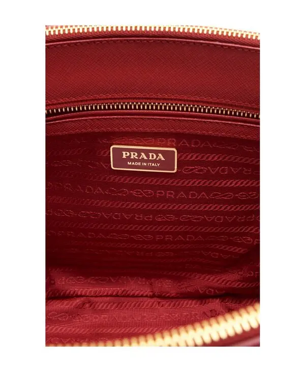 Prada Galleria Saffiano Leather Medium Bag - Red