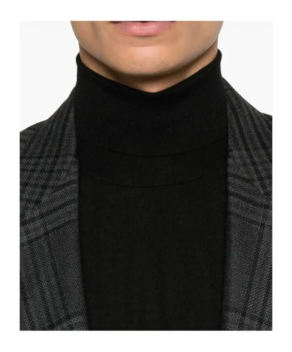 Fedeli High Neck Sweater - Black