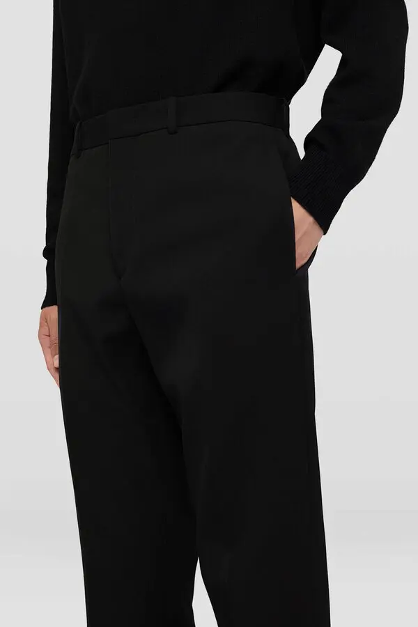 JIL SANDER Tailored Mid-waisted Trousers - Black