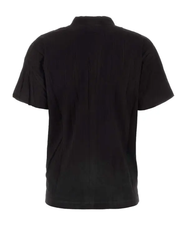 Balenciaga Bb Logo Printed Crewneck T-shirt - Black