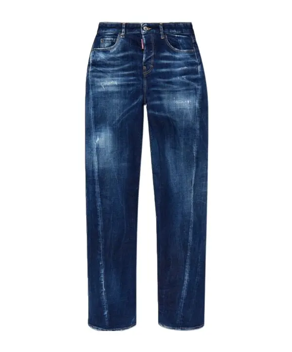 Dsquared2 Straight-leg Distressed Jeans