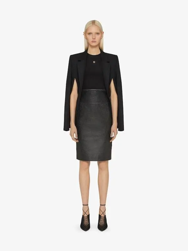 Givenchy Single-breasted Cape Jacket