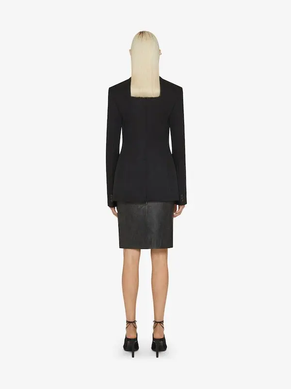 Givenchy Single-breasted Cape Jacket