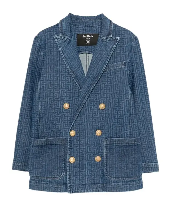 Balmain Long Sleeve Double-breasted Jacket
